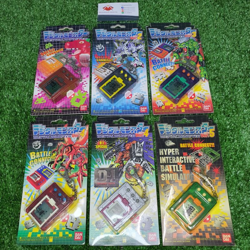 Digimon Vpet Version 1,2,3,4,4 D-1 Grand Prix & 5 (Bandai) | Shopee ...