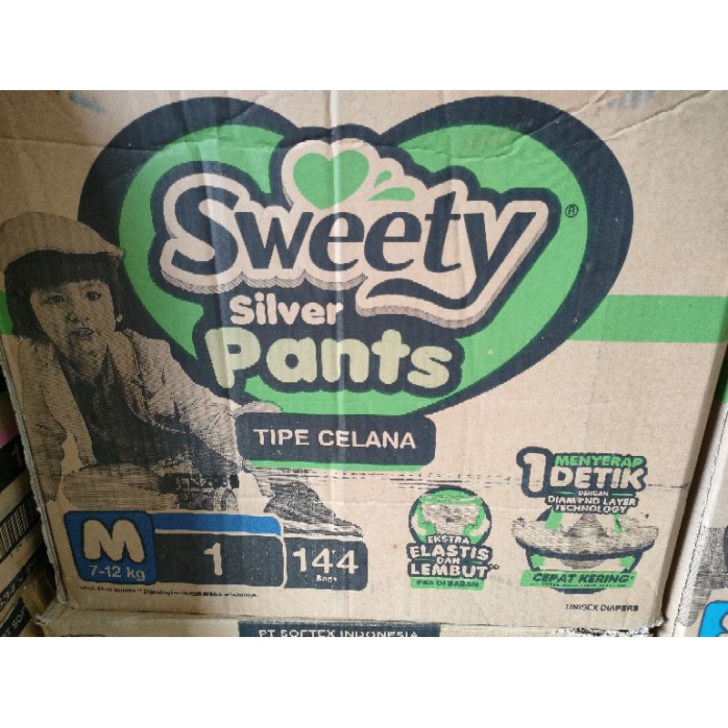 Sweety Silver Pants M (Carton) | Shopee Malaysia