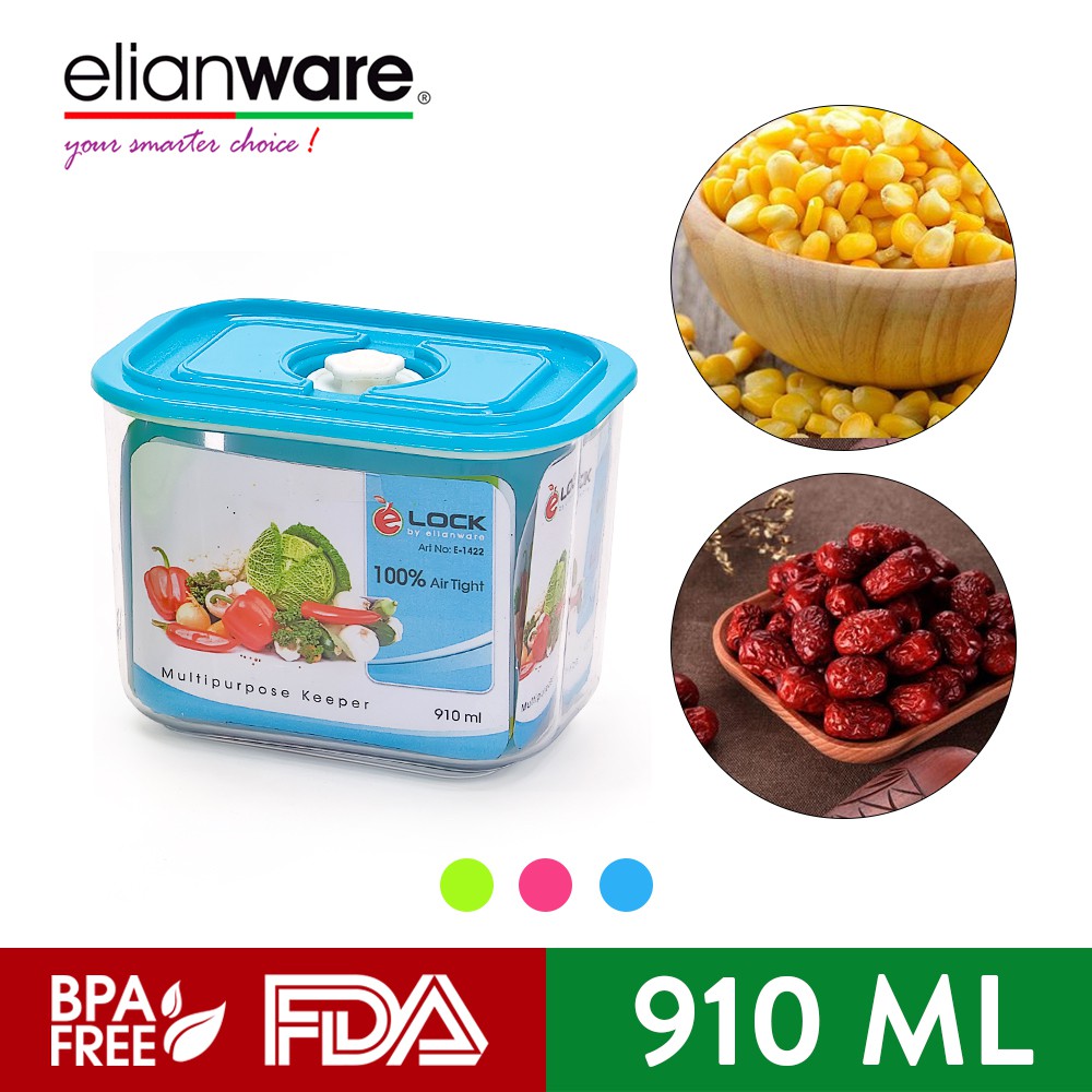 Elianware Glass-Like Airtight Multipurpose Food Storage Keeper ...