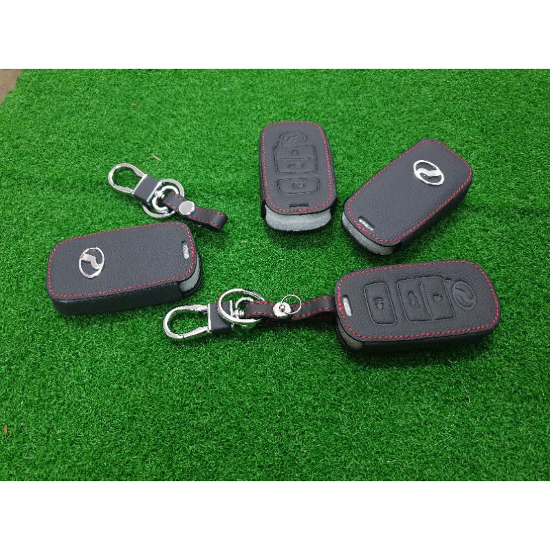 Alza new Axia new Myvi Ativa leather remote cover | Shopee Malaysia