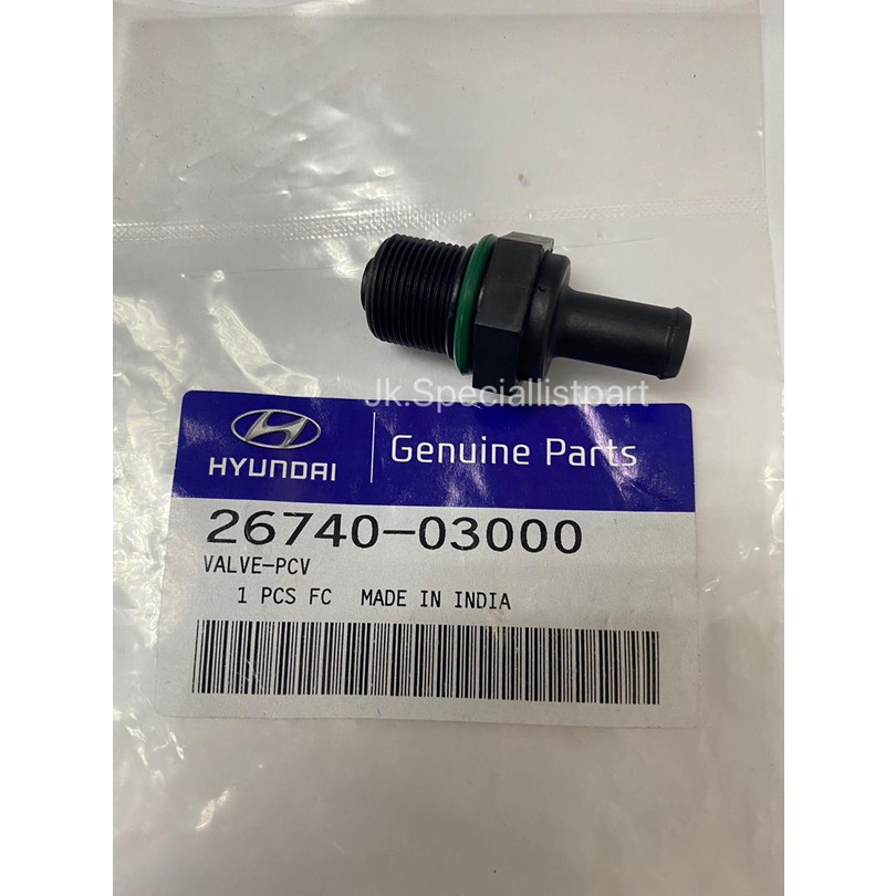 PCV VALVE GENUINE PART (ORIGINAL) [26740-03000] HYUNDAI I10 1.25CC ...