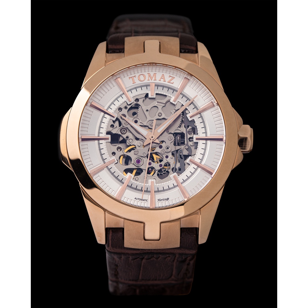 TOMAZ SKELETON TW003-D1 (Rosegold/White) | Shopee Malaysia