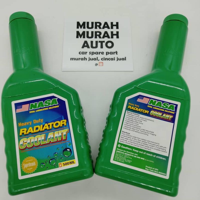 NASA RADIATOR COOLANT 500ML (GREEN) | Shopee Malaysia