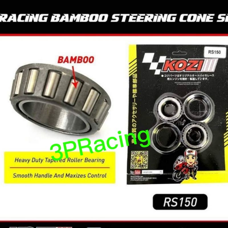 RS150 /Y15ZR STEERING CONE SET KOZI RACING BAMBOO | Shopee Malaysia