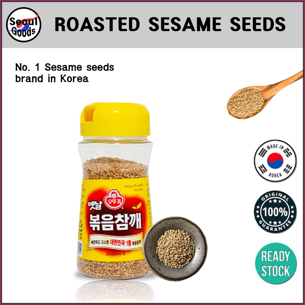 [Ottogi] Premium Roasted sesame seeds l Bokkeum Chamkae l 炒芝麻 100g, 200g | Shopee Malaysia