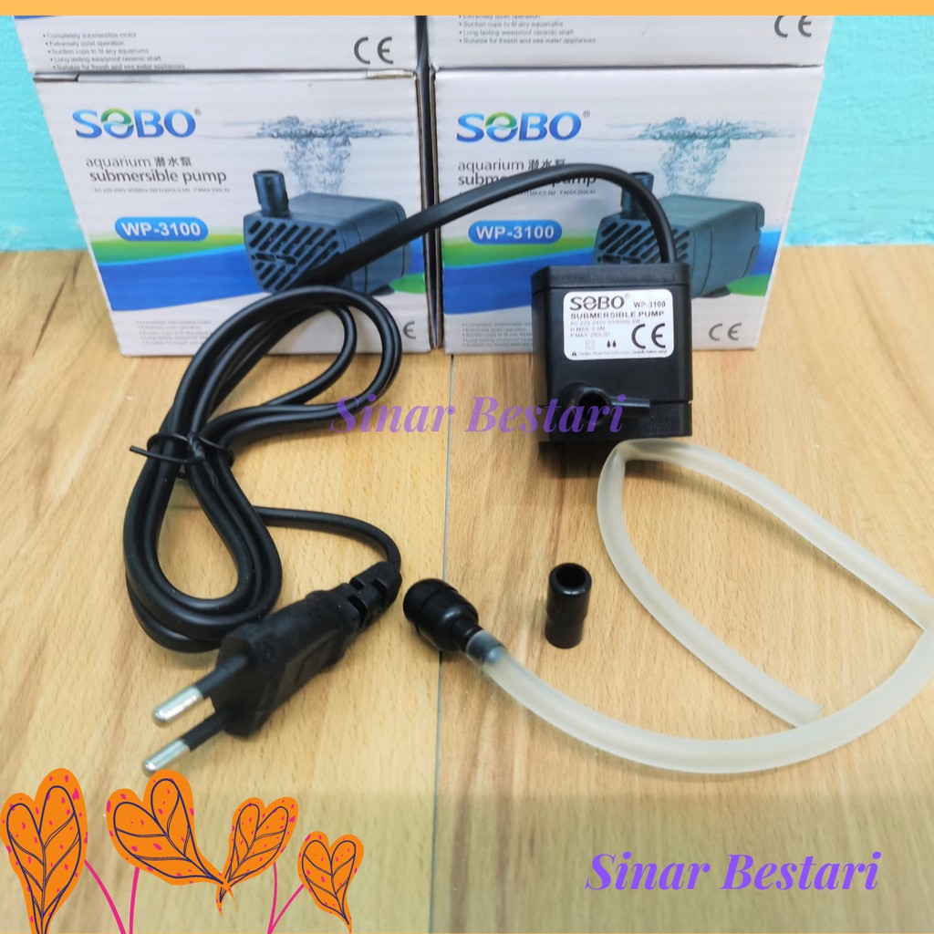 SOBO Mini Water pam Aquarium Submersible Akuarium Pump 鱼缸迷你水泵 Air ...