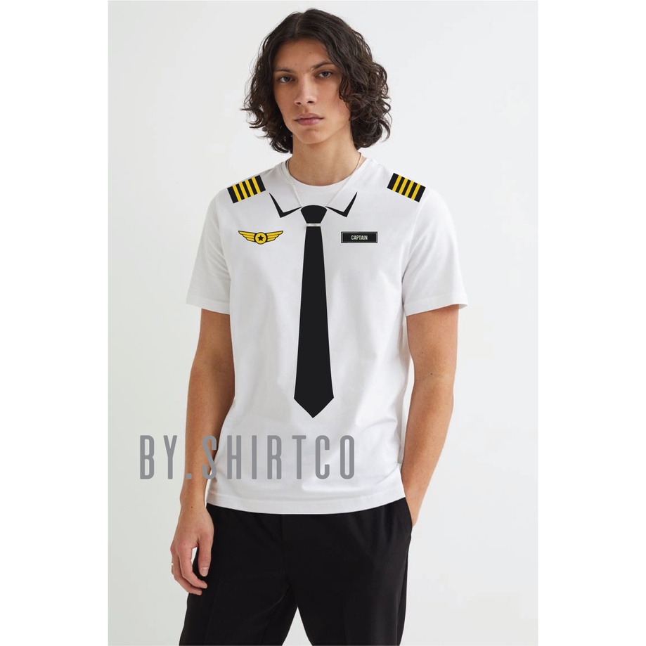 Baju Pilot DEWASA Special Edition XS-5XL Pilot Shirt Adult Black or ...