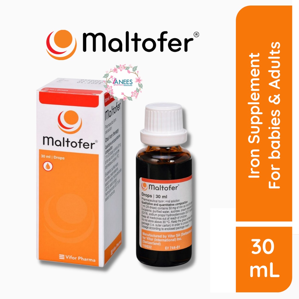 Maltofer Iron Supplements for Adults & Babies - Chewable Tablets ...