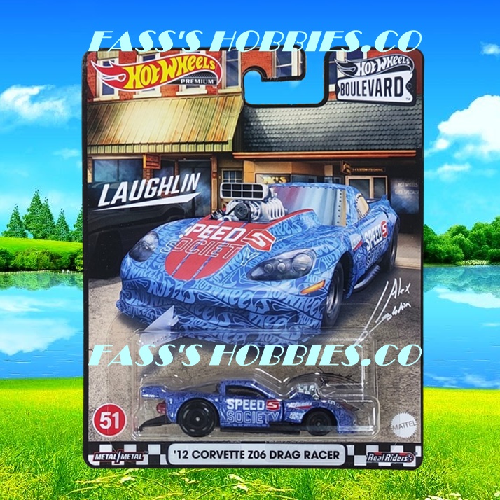 *P-A HOT WHEELS™ BOULEVARD 12' CORVETTE Z06 DRAG RACER RUBBER TYRE | Shopee Malaysia