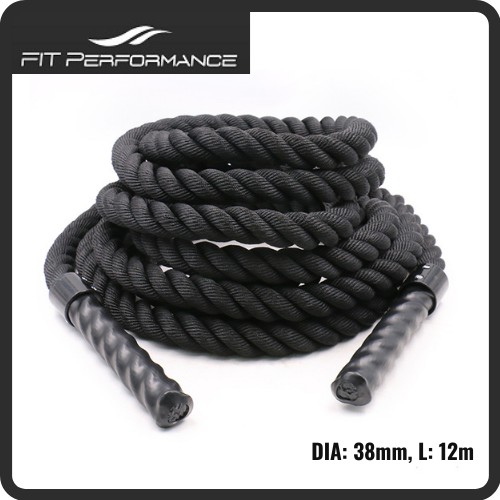 Battle Rope / Functional Training Rope / Crossfit Rope (12M) | Shopee ...