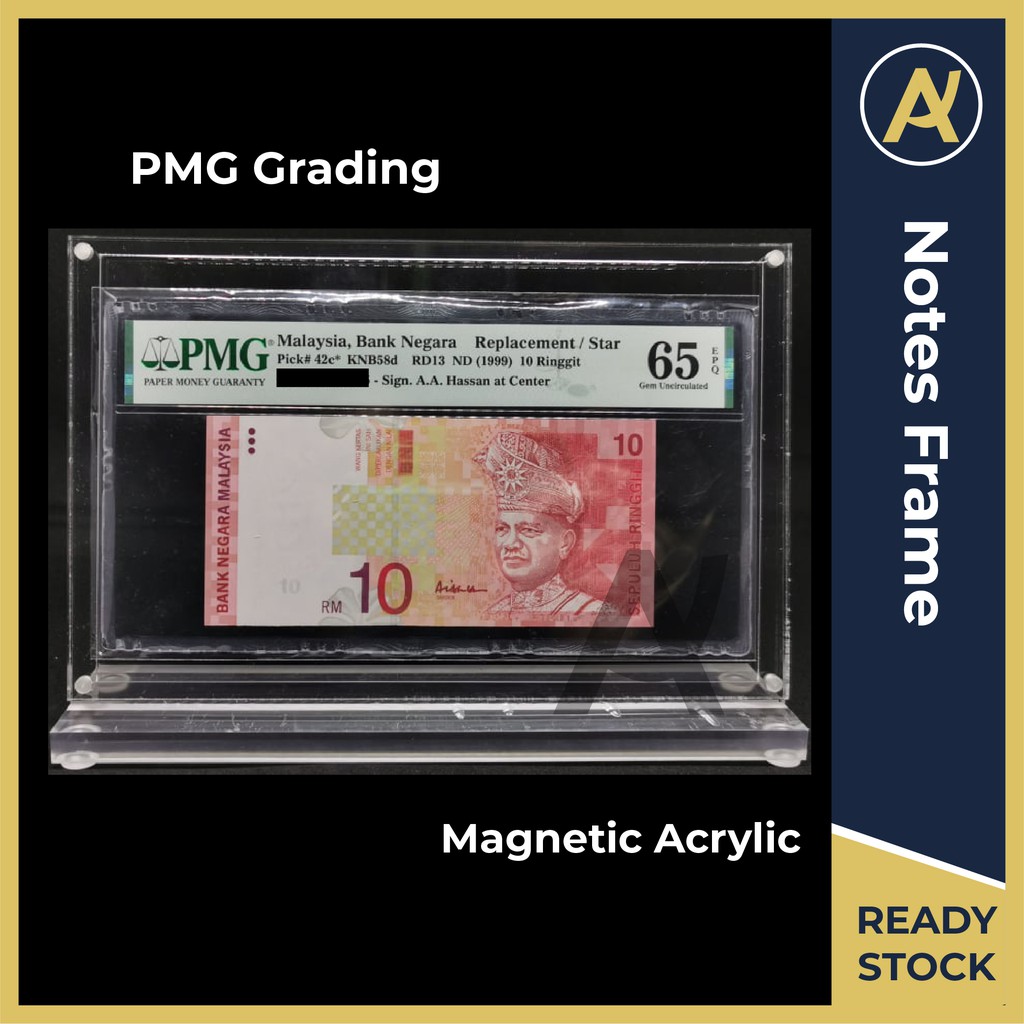 PMG Frame Double Sided Magnetic Grading Banknote Frame Money Frame ...