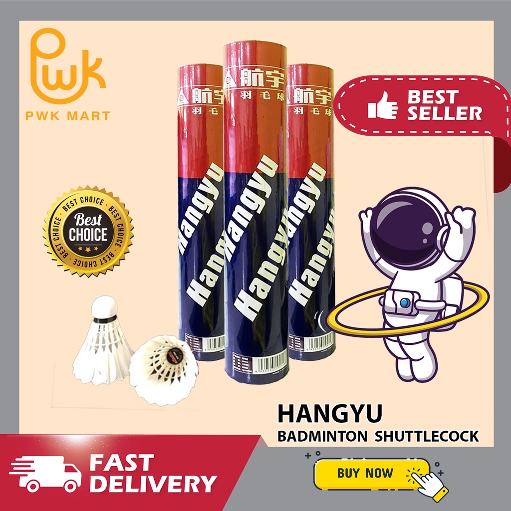 🔥READY STOCK🔥HANGYU BADMINTON SHUTTLECOCK 414/Bola Badminton Murah ...