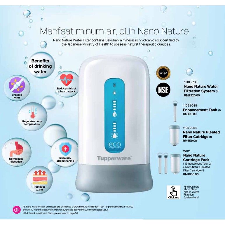 [READY STOCK] - Tupperware Nano Nature Water Filter System - Penapis ...