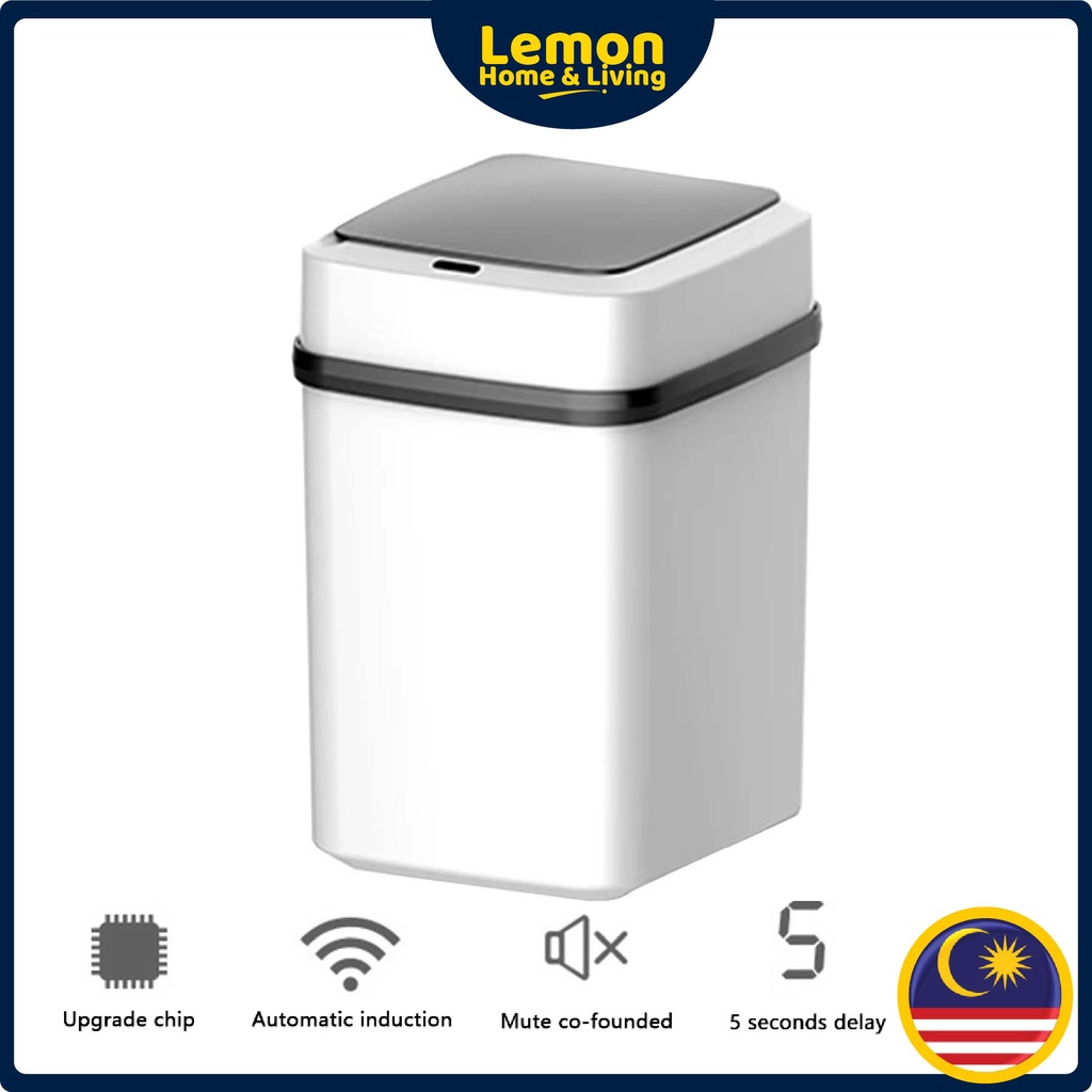 🍋 Smart Sensor Dustbin Automatic Open Dustbin Smart Rubbish Trash Bin ...