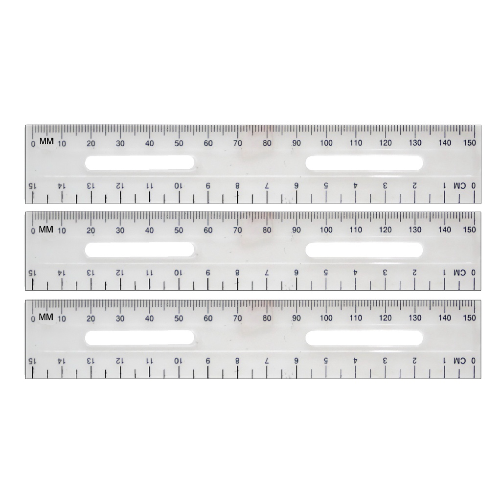 15cm Transparent ruler / Plastic Ruler 透明塑料尺 | Shopee Malaysia