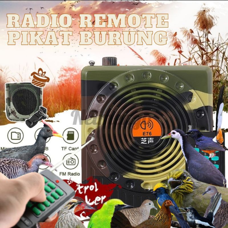 Radio Remote Pikat Burung Bird Hunting Racik Aring Pukat Jaring Wak Wak ...