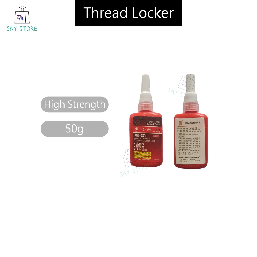 🔥 READY STOCK 🔥 High Strength Lock & Seals Thread Locker | Shopee Malaysia