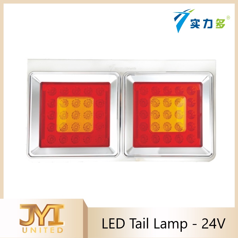 SHILIDUO LED Tail Lamp ( Chrome ) 24V SD-2006 ( 1 PAIR ) SD2006 ...