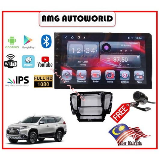 Mitsubishi Pajero Sport 2017 9" Inch Android Player Radio WIFI GPS IPS ...