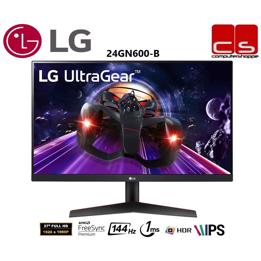 LG UltraGear 24GN600-B 23.8'' FHD 144HZ 1MS FREE-SYNC HDR10 IPS Gaming ...