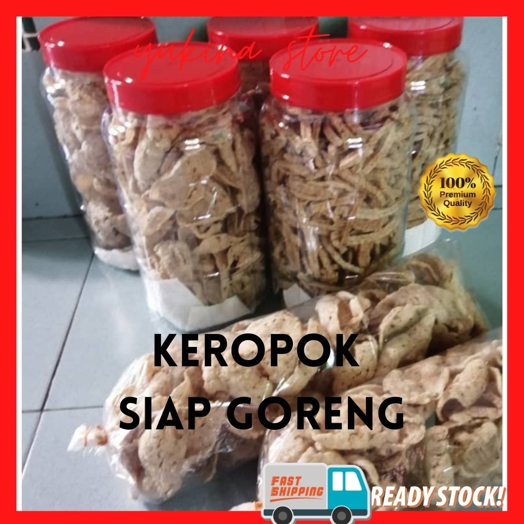Keropok Keping Siap Goreng Ikan Tamban Pengkalan Setar 250 Gram / Fried ...