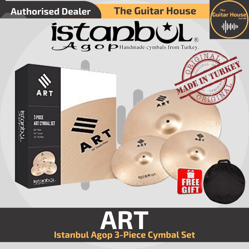 Istanbul Agop ART 3-Piece Cymbal Set (Made In Turkey) | Shopee Malaysia