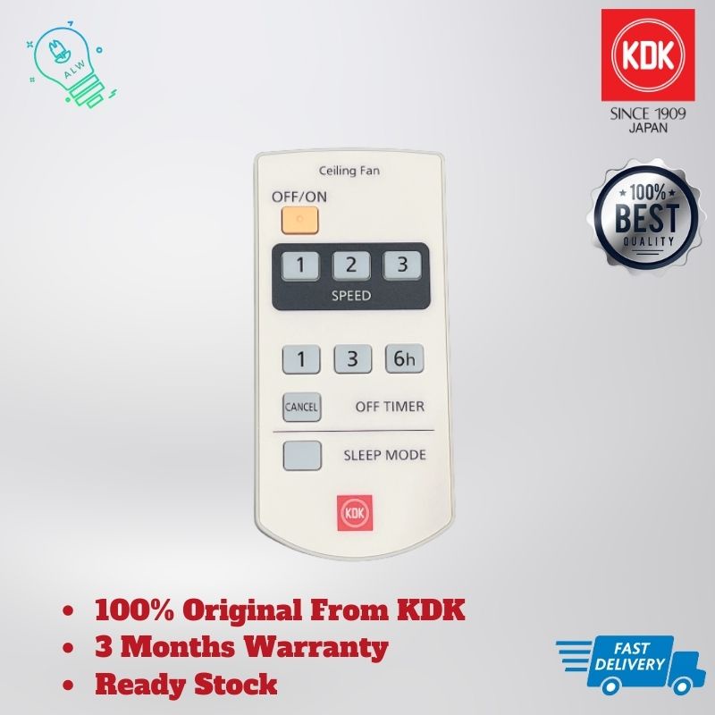 KDK Original ceiling Fan Remote Control K14X2 / K14X5 / K14Y5/ K14XZ ...