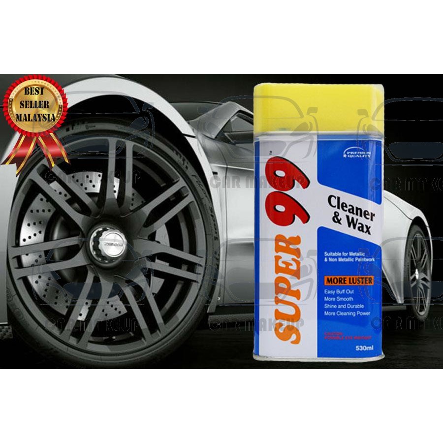 ORIGINAL SUPER 99 CLEANER & WAX (MORE LUSTER) 530ML | Shopee Malaysia