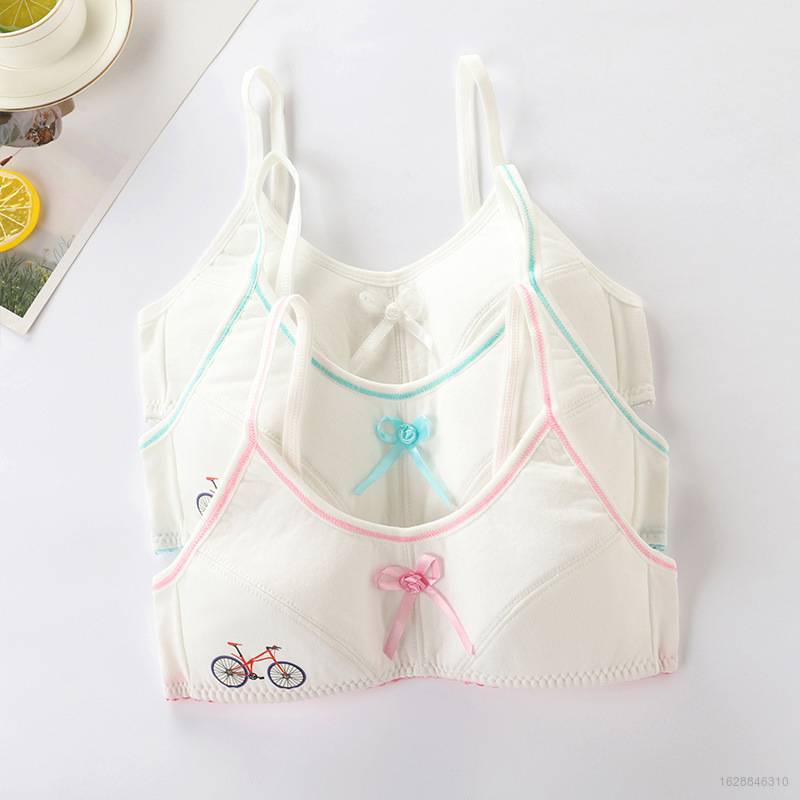 XN 10-16 Years Baby Bra Kids Training Bra Teen Girls Bra Cotton Student ...