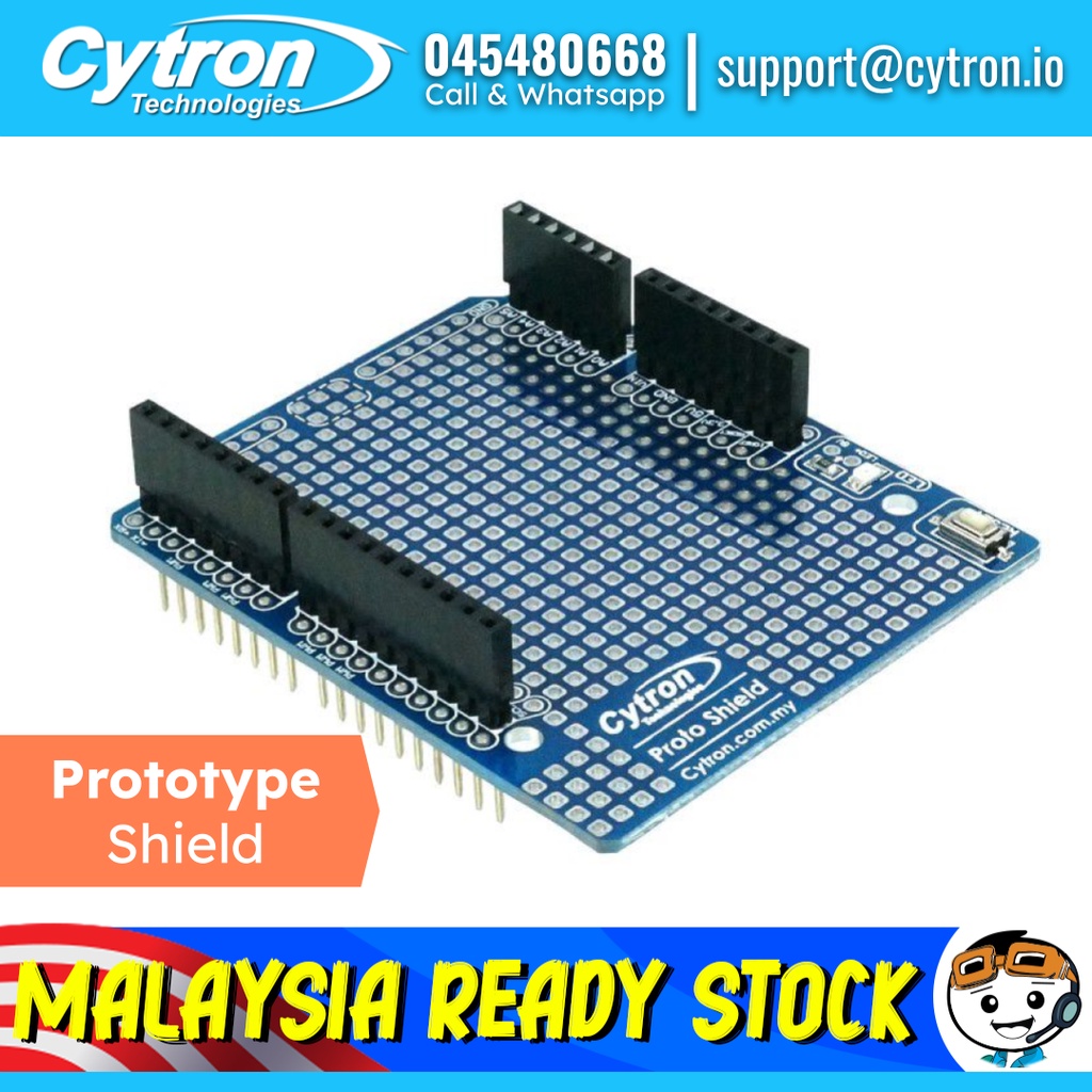 Cytron Prototyping Shield for Arduino Maker UNO to Build Custom ...