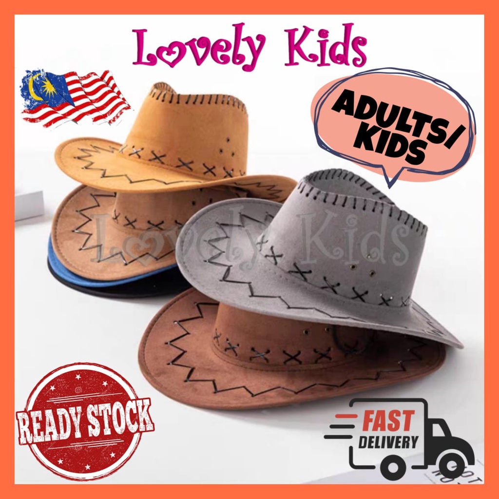 [READY STOCK MY] LOVELY KIDS COSTUME COWBOY HAT WESTERN WILD WEST (KIDS ...