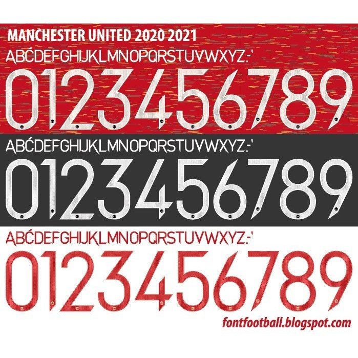 [READY STOCK]MANCHESTER UNITED FONT Bintang United Ronaldo Custom ...