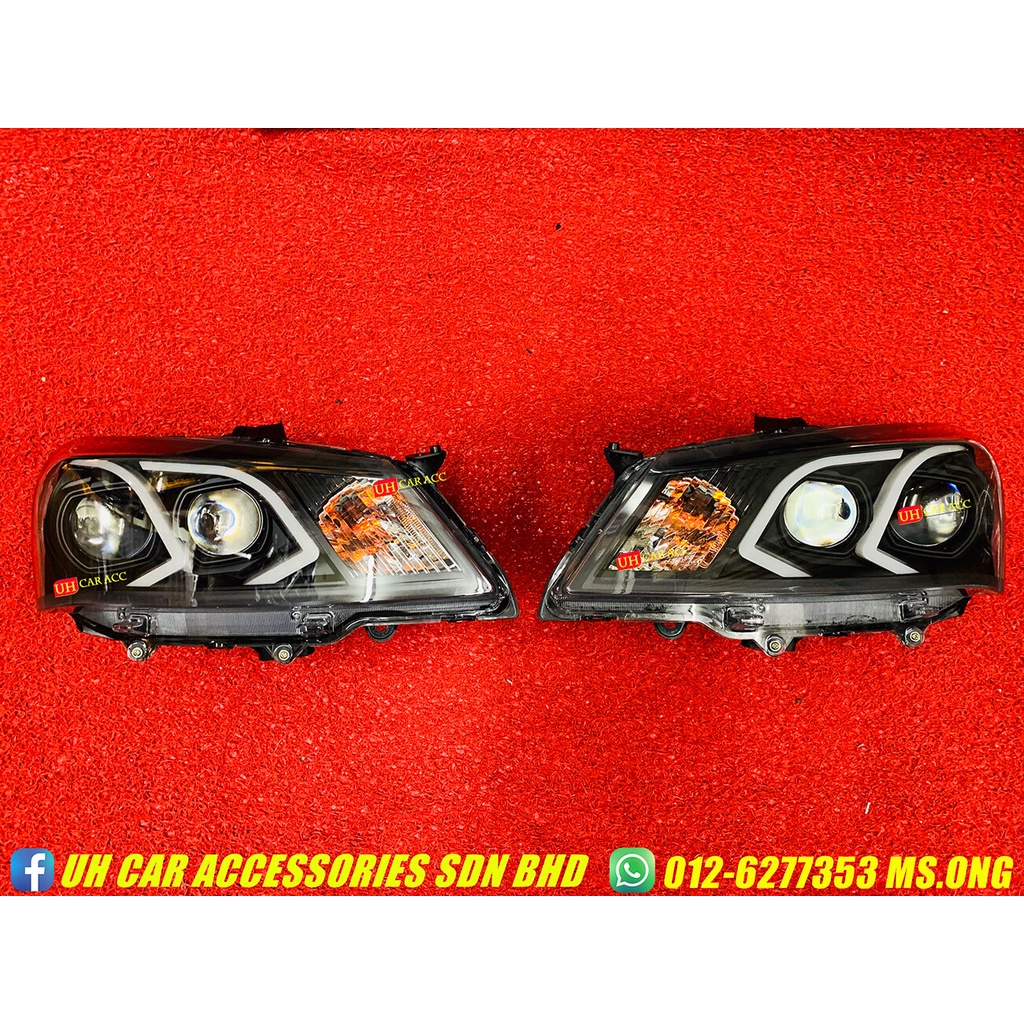 Proton Saga FL FLX SV LED Headlamp Head Light Lamp Lampu Depan | Shopee ...