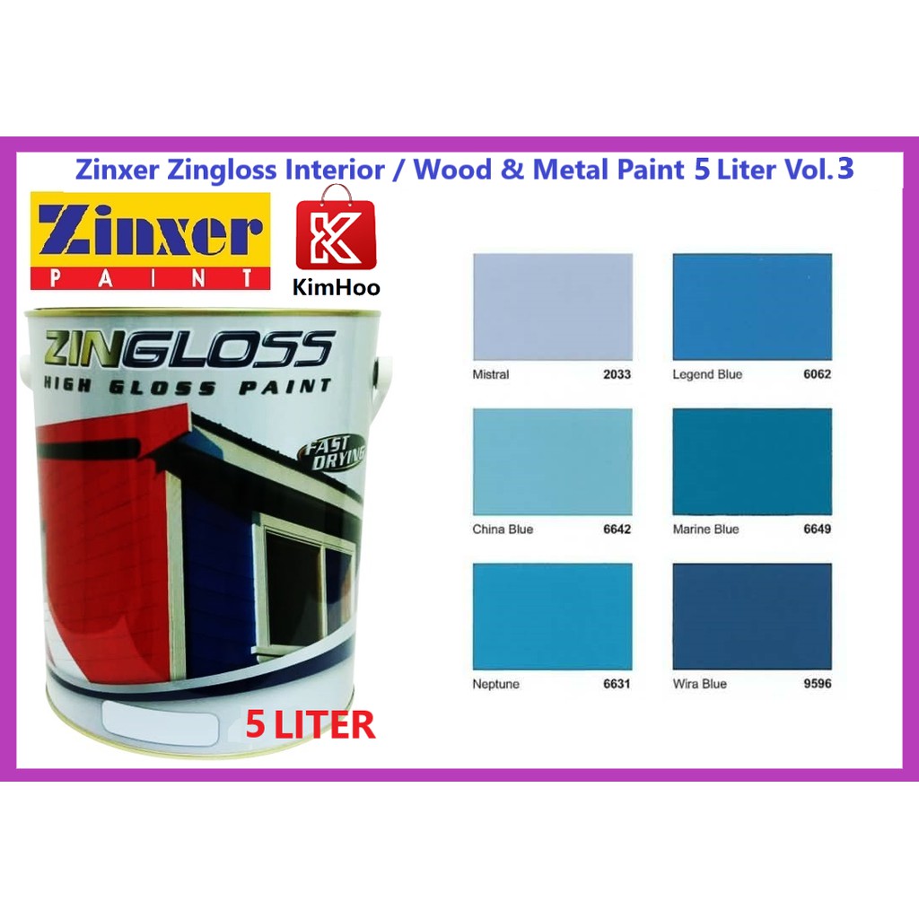 Zinxer Zingloss Industrial Interior / Wood & Metal High Gloss Paint 5 ...