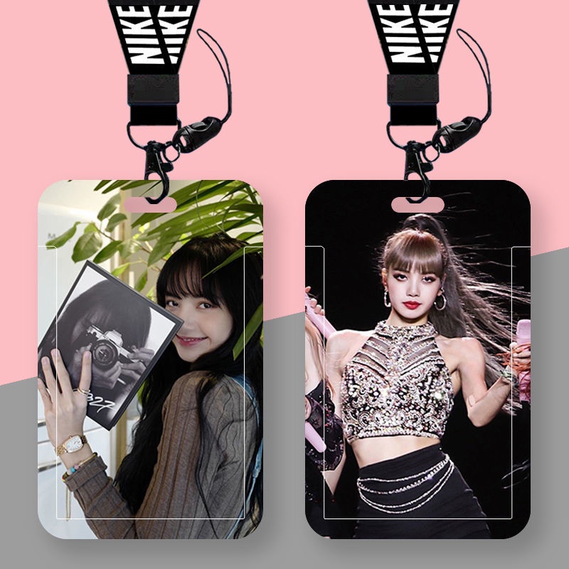 k-pop Star Blackpink Lisa Fashion Bus Card Cover Student Campus Access ...