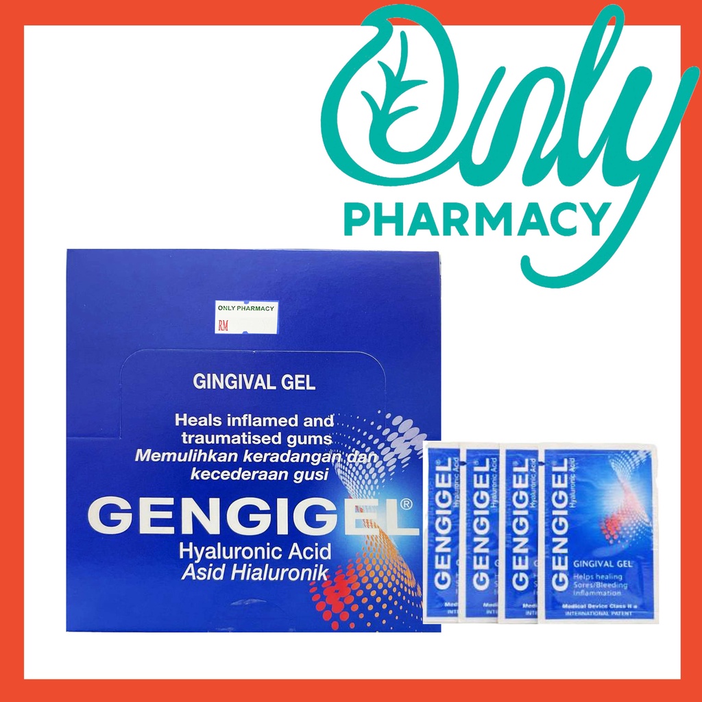 GENGIGEL box - GINGIVAL GEL 1ML gengigel sachet PHARMANIAGA GENGIGEL ...