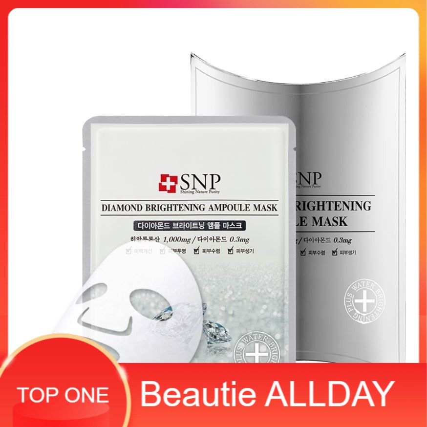 SNP Diamond Brightening Ampoule Mask (10pcs) | Shopee Malaysia