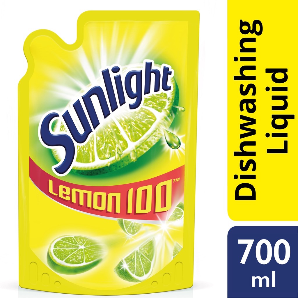 Sunlight Lemon 100 Dishwashing Liquid Refill 700ml | Shopee Malaysia