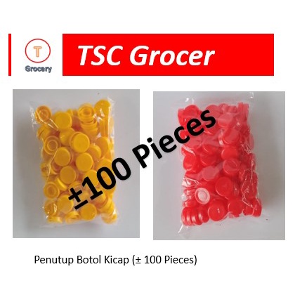 Penutup Botol Kicap kuning , merah (+-100 pieces) | Shopee Malaysia