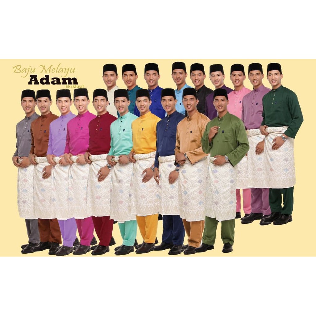 BAJU MELAYU ADAM EXCLUSIVE [SAIZ S - 2XL] *READY STOCK* | Shopee Malaysia