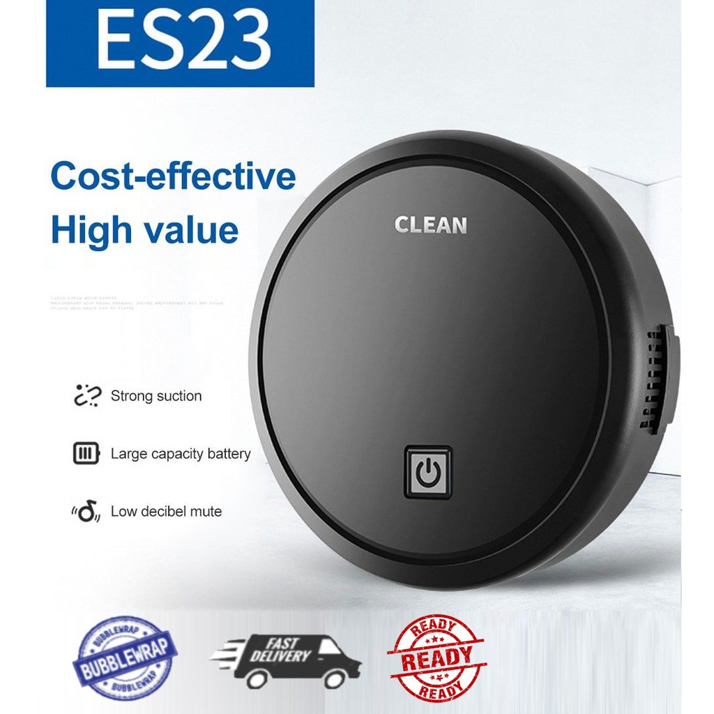 ES23 Intelligent Recharge Automatic Sweeping Machine USB Cheap And Smart Cleaning Robot Vacuum ...
