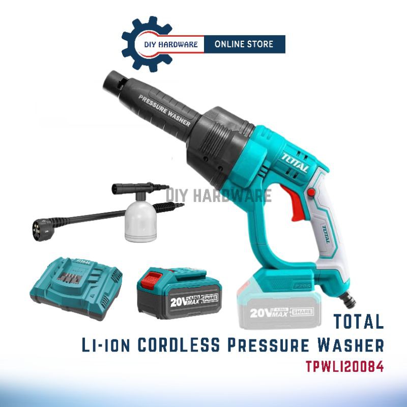 TOTAL Li-Ion Cordless Pressure Washer TPWLI20084 | Shopee Malaysia
