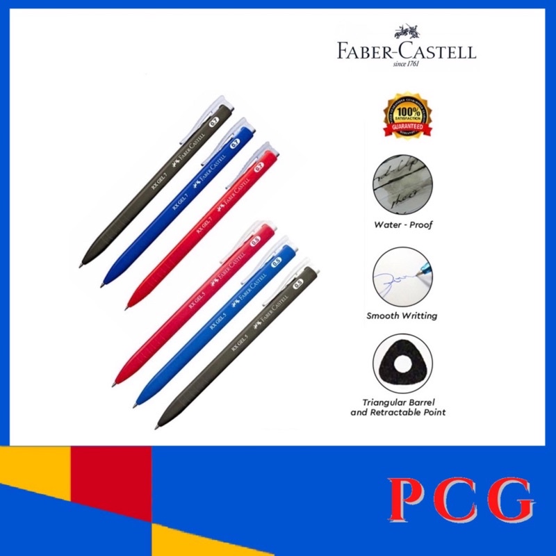Faber-Castell RX GEL Gel Pen 0.5mm / 0.7mm (1pcs) | Shopee Malaysia