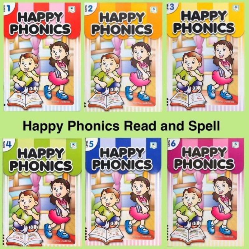 HAPPY PHONICS READER & ACTIVITY (12 BOOKS) | Shopee Malaysia