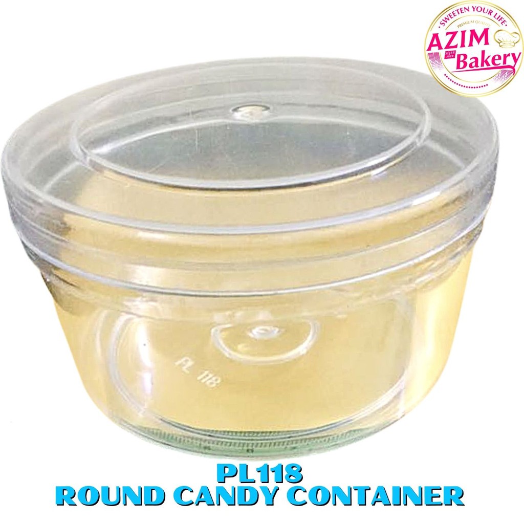 Cookies Container 1pcs | Balang Kuih Raya | Balang Biskut | Round Candy ...