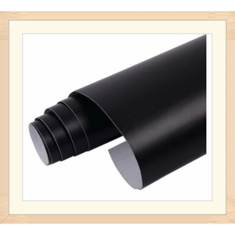 Flat Matte Black Car Motor Sticker Vinyl Film/ Wrap Car Body Sticker ...