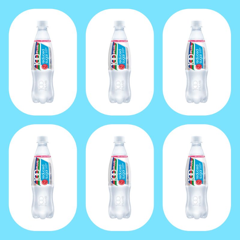 [TKM] 100plus REDUCE SUGAR Isotonic (500ml x 6 Bottles) | Shopee Malaysia