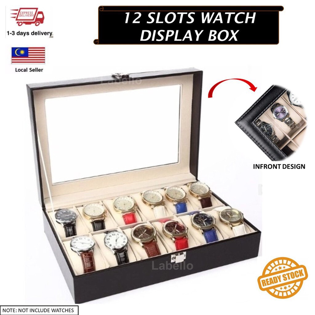 (🇲🇾Ready Stock)PREMIUM Leather Watch Display Box Collection (10/20/12 ...