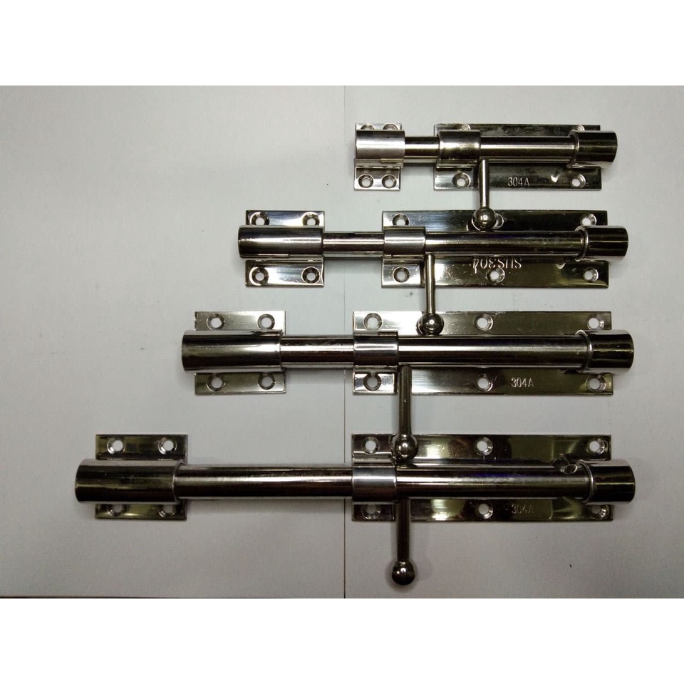 Stainless Barrel bolt Gate Security lock SUS304 Heavy Duty 5.5", 8", 9 ...