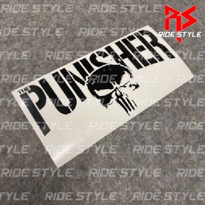 THE PUNISHER Car Sticker Windscreen Side Door 4x4 Sticker Off Road ...
